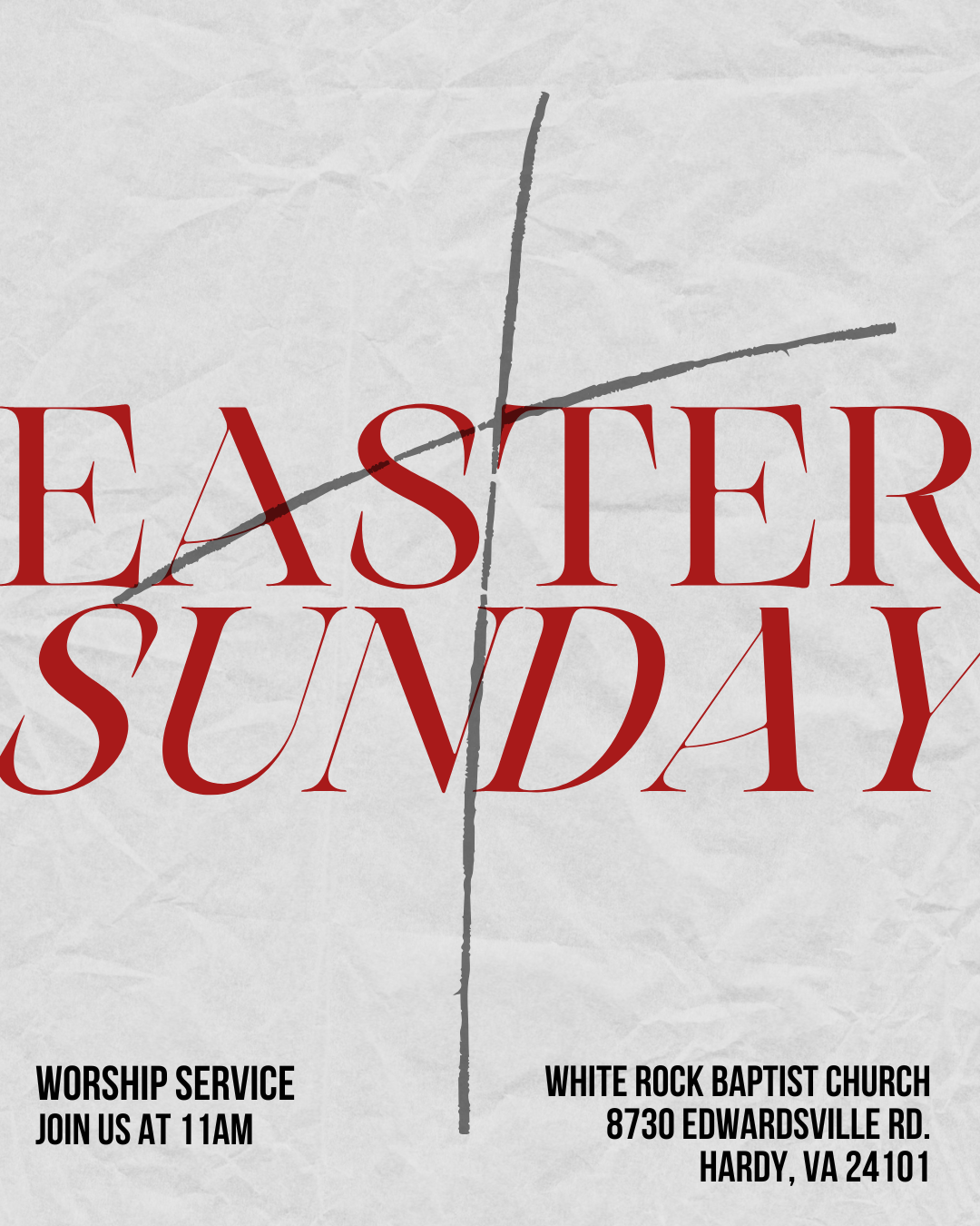 Easter Sunday Worship Service - White Rock Baptist Church